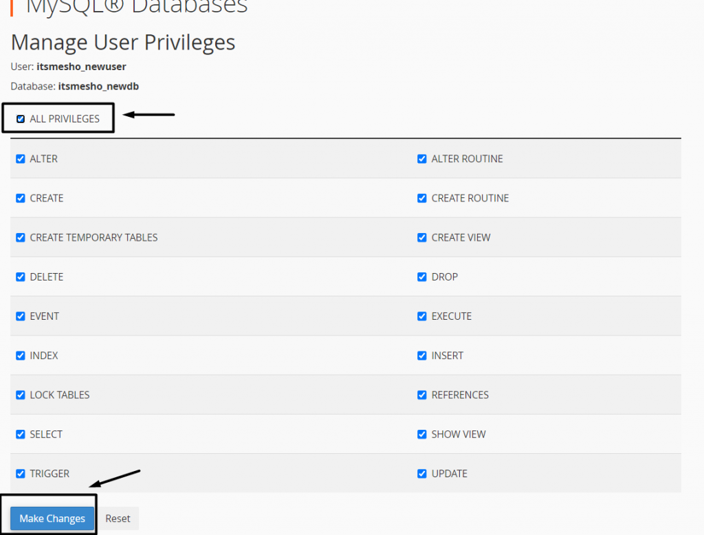 How To Create Mysql Database And User From Cpanel Shoutcoder